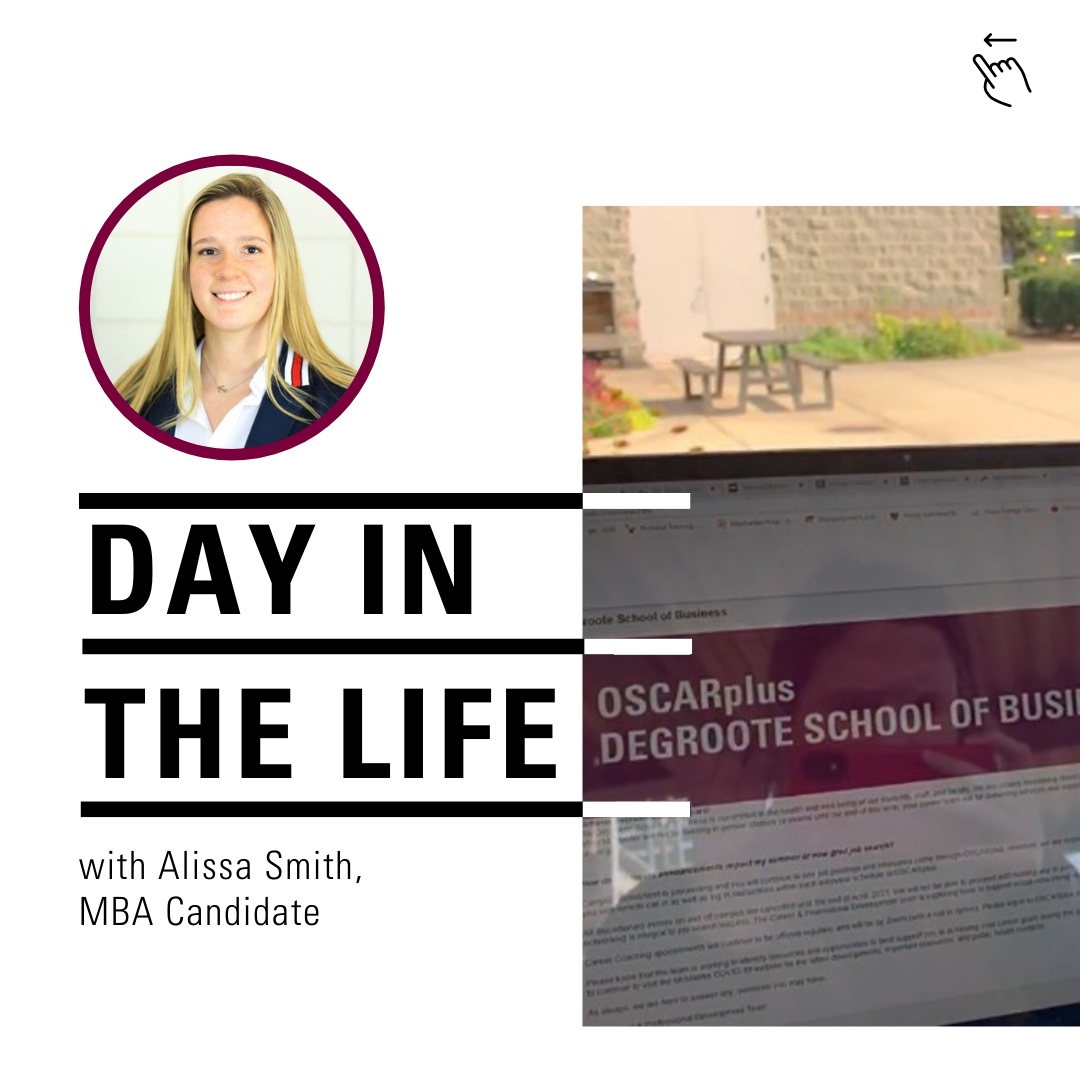 Day in the Life with Alissa Smith | DeGroote School of Business