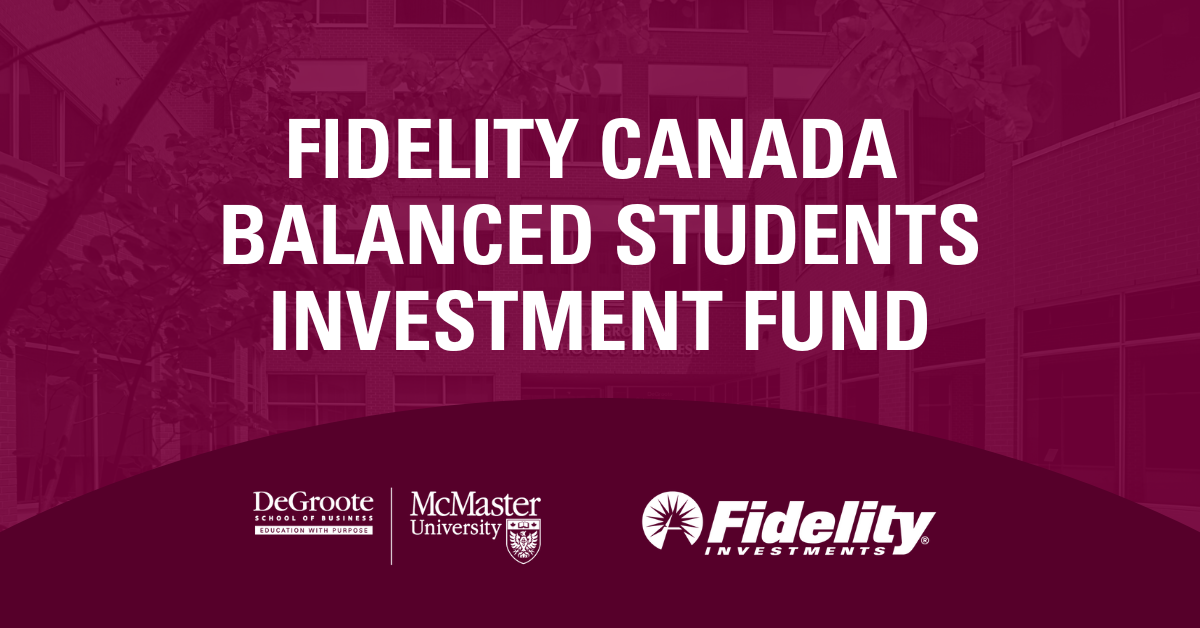 Launch of DSB-Fidelity Canada Balanced Students Investment Fund ...
